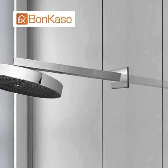 BONKASO SHOWER ARM SS WITH BRASS THREAD