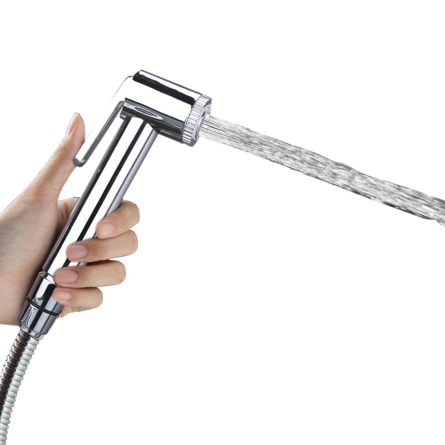 BonKaso HF Classic Faucet Gun - Jet Spray for Toilet (Chrome Plated)